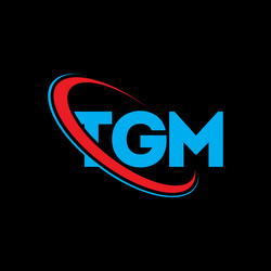 Tgm logo letter design Royalty Free Vector Image
