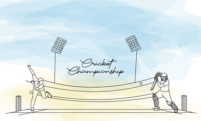 Abstract Bowler Playing Cricket Vector Images (over 360)