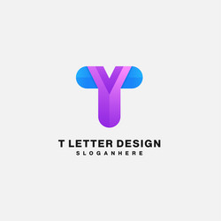 Letter y geometry logo design Royalty Free Vector Image