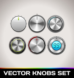 Light navigational ui set Royalty Free Vector Image