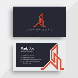 Real estate visiting card Vector Images & Graphics for Commercial Use ...