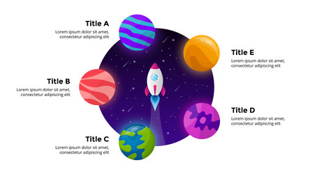 Rocket Cycle Infographic Vector Images (over 120)