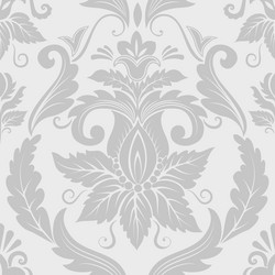Victorian leaves seamless pattern Royalty Free Vector Image