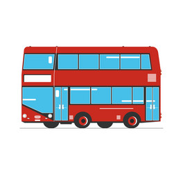 Cartoon Red Double Decker Bus Vector Images (over 290)