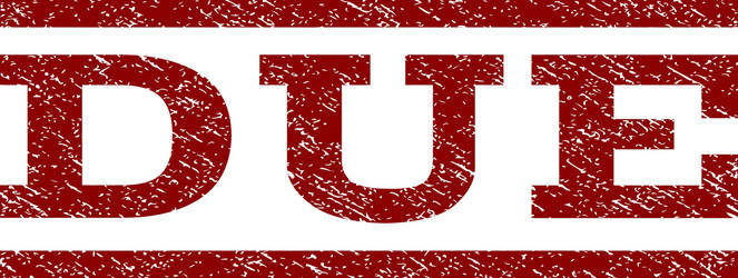 Past due watermark stamp Royalty Free Vector Image