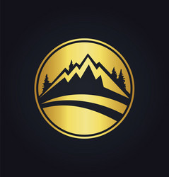 Gold Mountain Logo Vector Images (over 1,600)