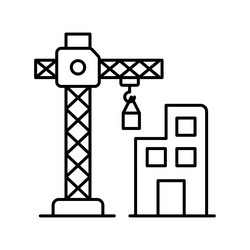 Construction fill outline with background Vector Image