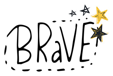 Brave Calligraphy Vector Images (over 870)