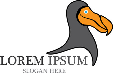 Dodo bird extinct animal Royalty Free Vector Image