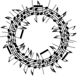 Set of music notes Royalty Free Vector Image - VectorStock