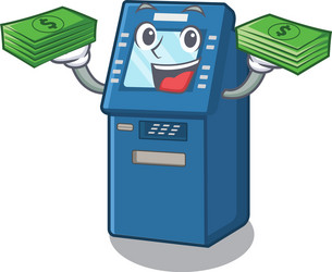 Atm cash machine Royalty Free Vector Image - VectorStock