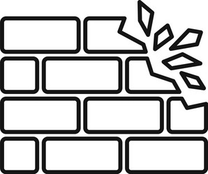 Smashed Brick Wall Vector Images (90)