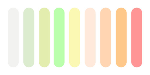 Collection of abstract color palette banner Vector Image