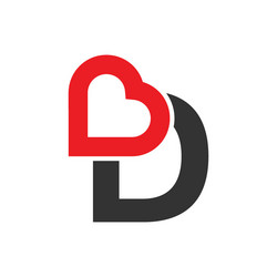Heart Letter D Vector Images (over 610)