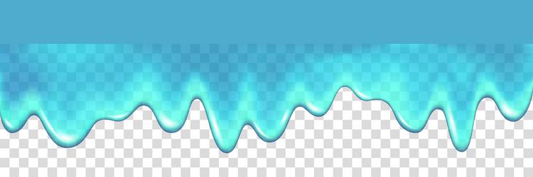 Dripping water isolated on transparent background Vector Image