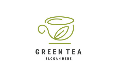 Green tea Royalty Free Vector Image - VectorStock