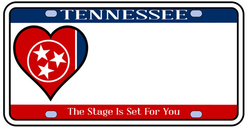 Tennessee License Plate Vector Images (21)