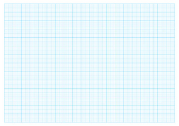 Blue grid paper 20 cm a4 grid and graph scale Vector Image