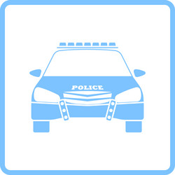 Motorcade escorted by police Royalty Free Vector Image