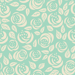 Textured floral white 3d seamless pattern Vector Image