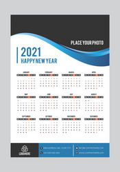 One Page Wall Calendar Vector Images (over 660)