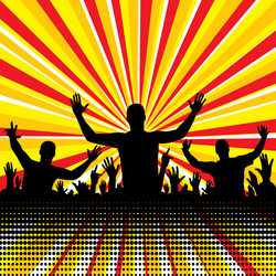 Happy Audience Vector Images (over 6,000)