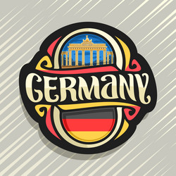 Logo for germany Royalty Free Vector Image - VectorStock