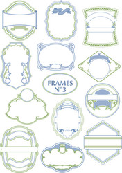 Frame set Royalty Free Vector Image - VectorStock