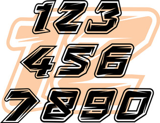 Racing Fonts Vector Images (over 8,300)