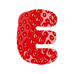 Letter E Strawberry Vector Images (21)