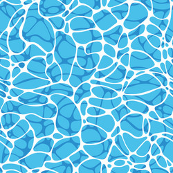 Seamless pattern of blue swimming pool water Vector Image