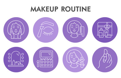 Modern hygiene routine infographic design template