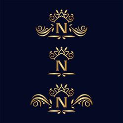 N Luxury Letter Vector Images (over 13,000)