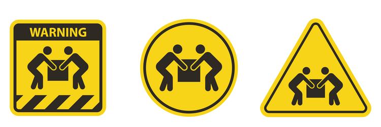 Two Person Lift Symbol Vector Images (over 180)