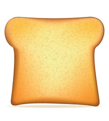 Bread toast for sandwich piece Royalty Free Vector Image