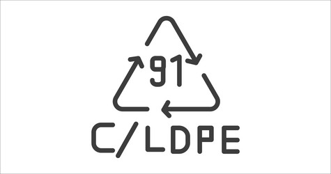 4 ldpe icon filled ldpe icon from user Royalty Free Vector