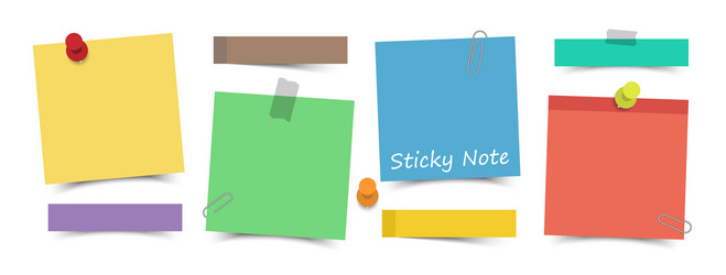 Rectangle Sticky Notes Vector Images (over 530)