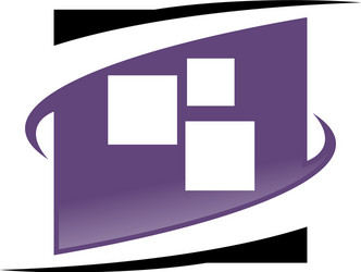 Technology transfer logo design template Vector Image