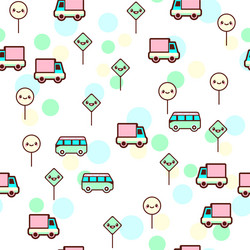 Cute hand drawn kids toy transport baby bright Vector Image