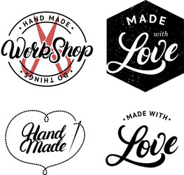 Hand-made lettering Royalty Free Vector Image - VectorStock
