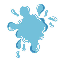 Water drops flowing waves tears Royalty Free Vector Image