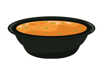 Nigerian food meat pie Royalty Free Vector Image