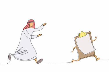 Business letter concept one single line drawing Vector Image