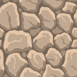 Cartoon game texture rocks dirt and ground Vector Image