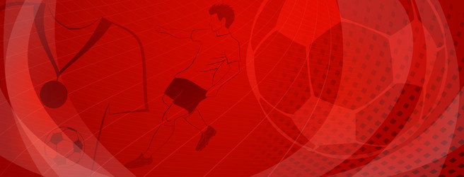 Football themed background Royalty Free Vector Image