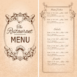 Restaurant Menu Borders Vector Images (over 6,000)