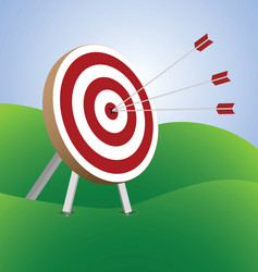 Target arrows banners Royalty Free Vector Image