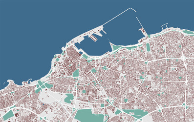Map city constanta romania Royalty Free Vector Image