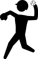 Stick Figure Catching Ball Vector Images (37)