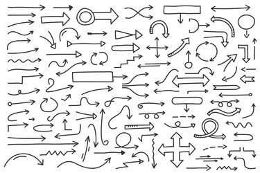 Hand Drawn Straight Arrow Vector Images (over 490)